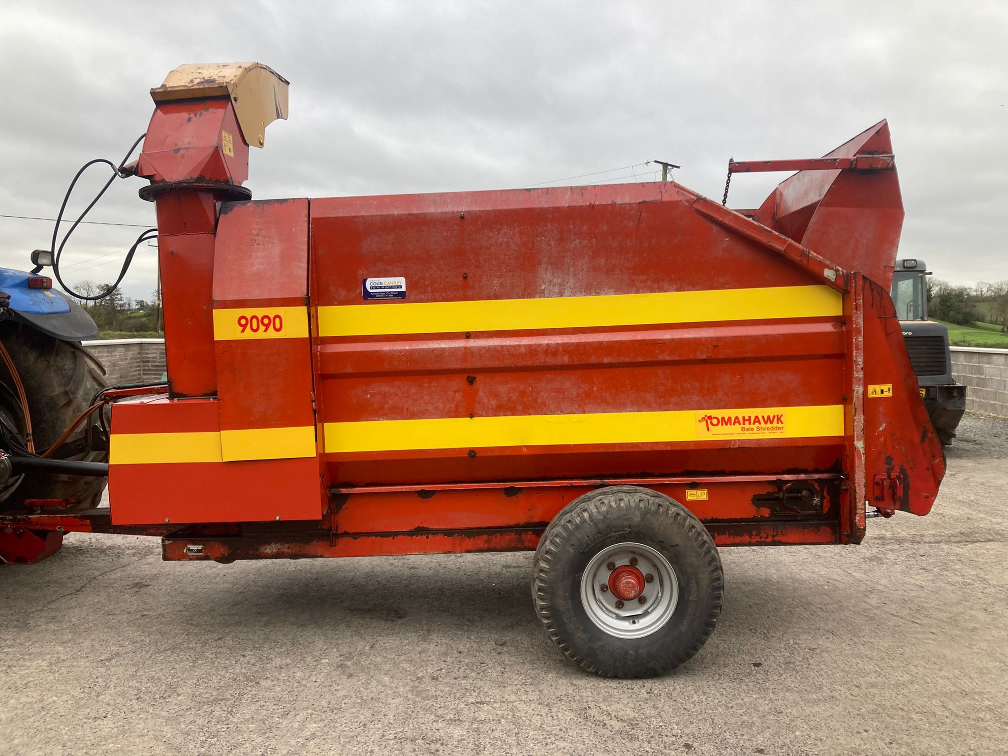 Sanderson SB55 Rough Terrain Diesel Forklift - Colin Cantley Farm Machinery