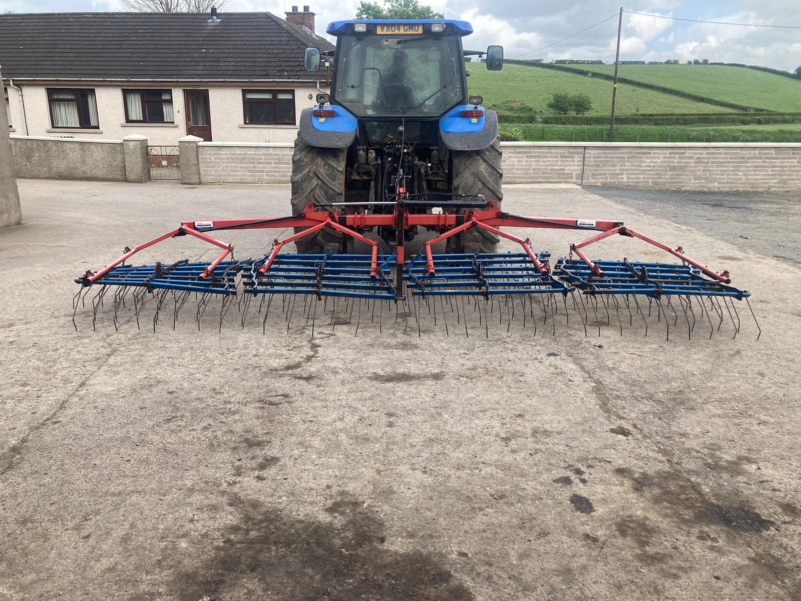 Opico 6 Metre Grass Harrow / Grass Rake - Colin Cantley Farm Machinery