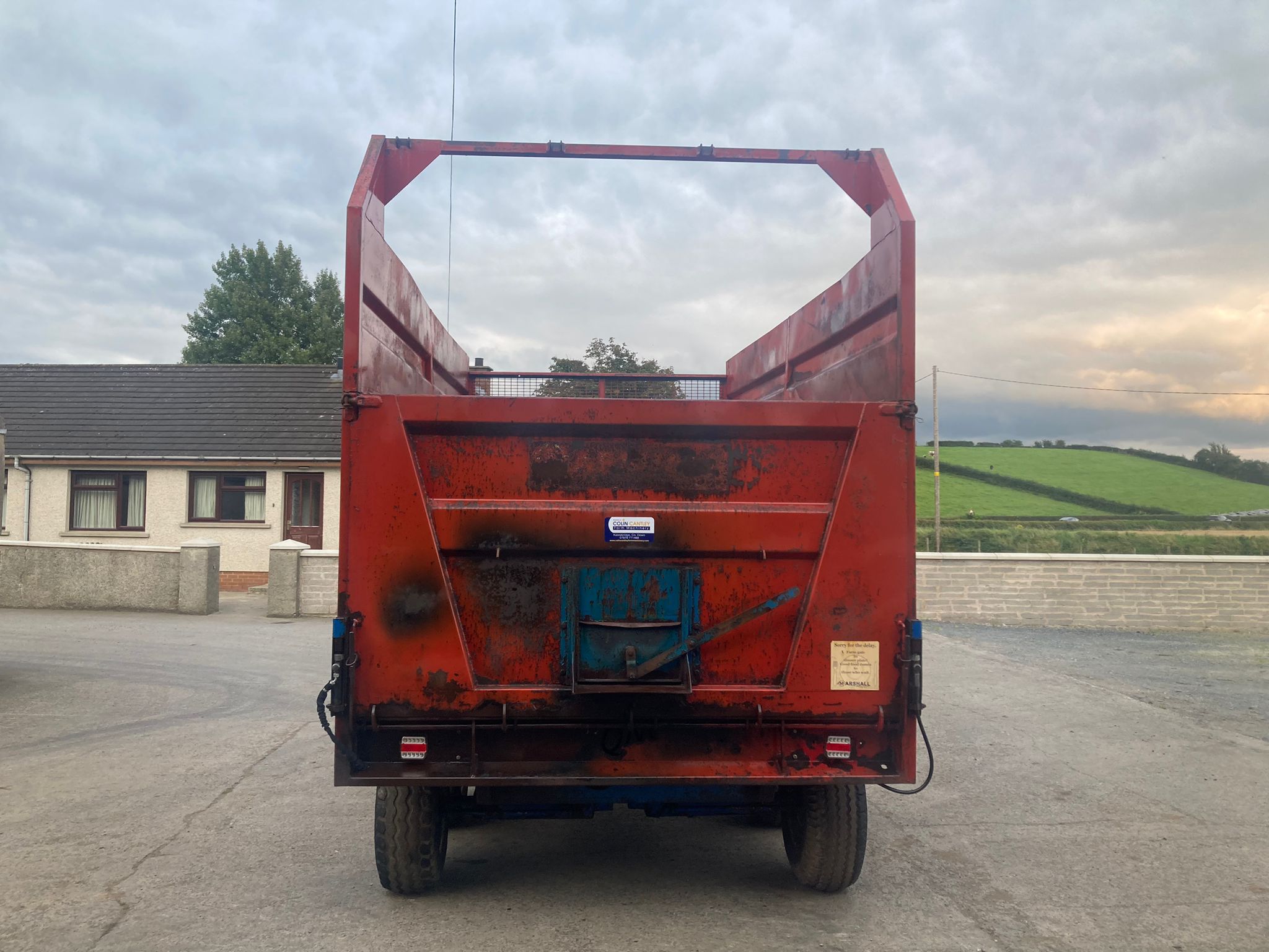 Marshall 8 Ton Trailer - Colin Cantley Farm Machinery