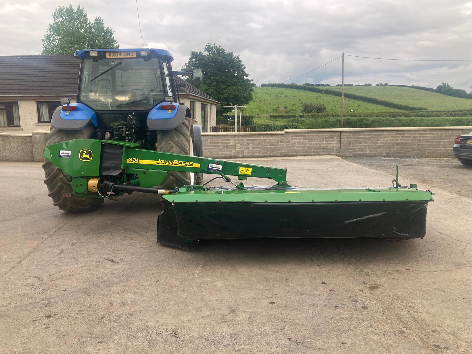 John Deere 331 10ft mower - Colin Cantley Farm Machinery