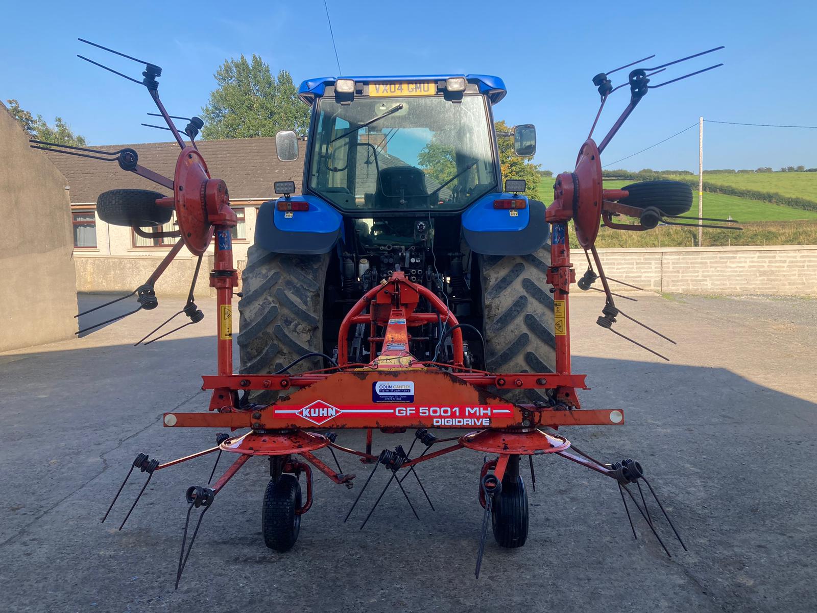 Kuhn 4 Rotor Tedder - Colin Cantley Farm Machinery