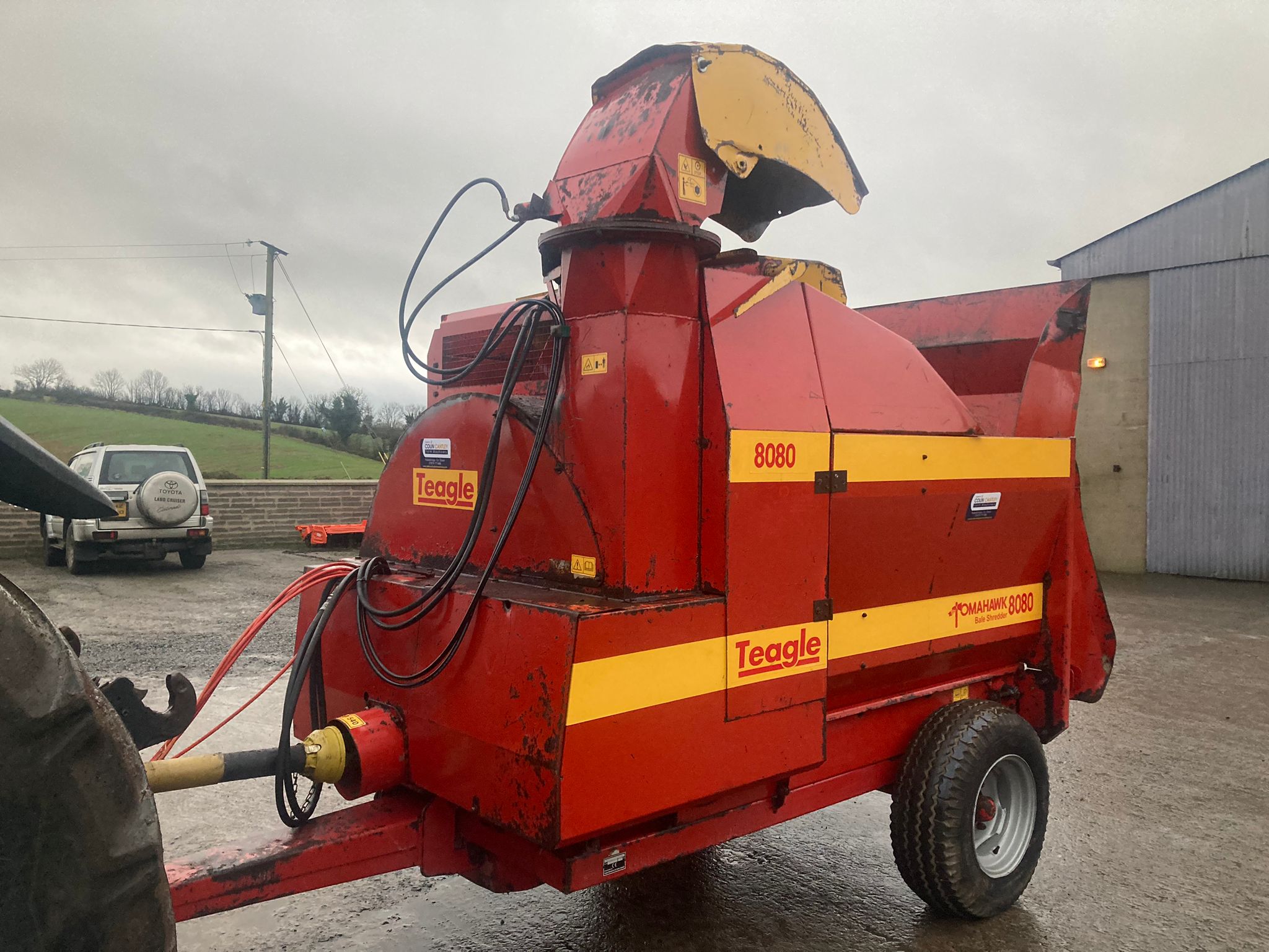 Teagle 8080 Straw Chopper – Round & Square Bale Compatible - Colin ...