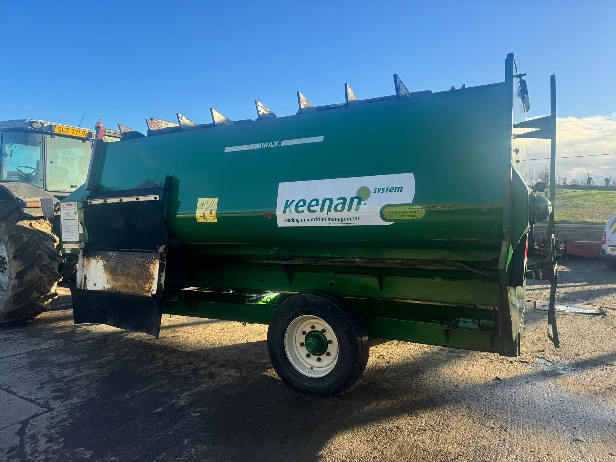 Keenan 140 Diet Feeder with Bale Handling Kit - Colin Cantley Farm ...